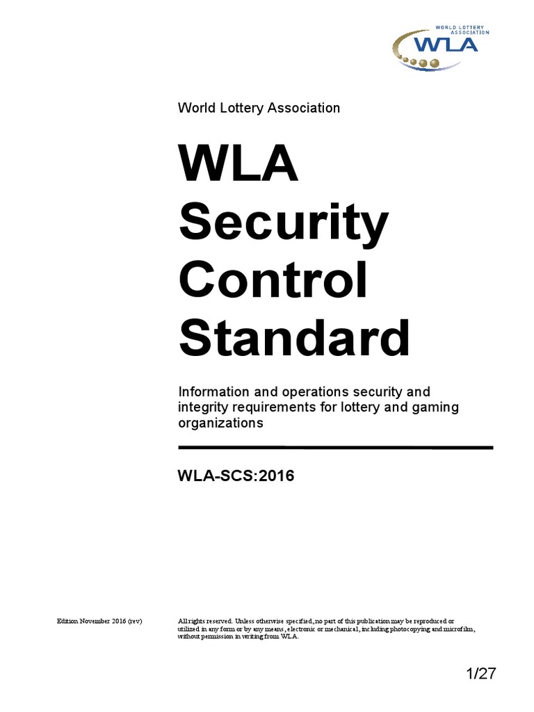 Wla Scs 2016 English November 2016 28 April 2017 | PDF | Information ...