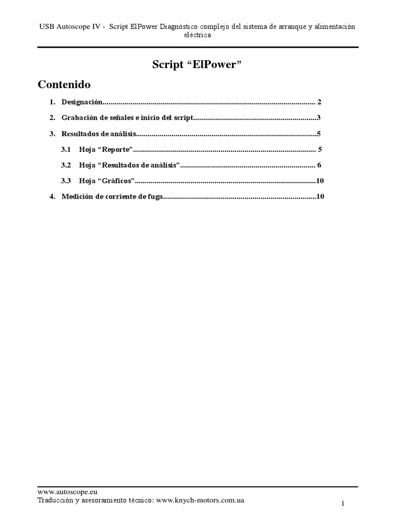 Script Elpower Es | PDF | Corriente eléctrica | voltaje