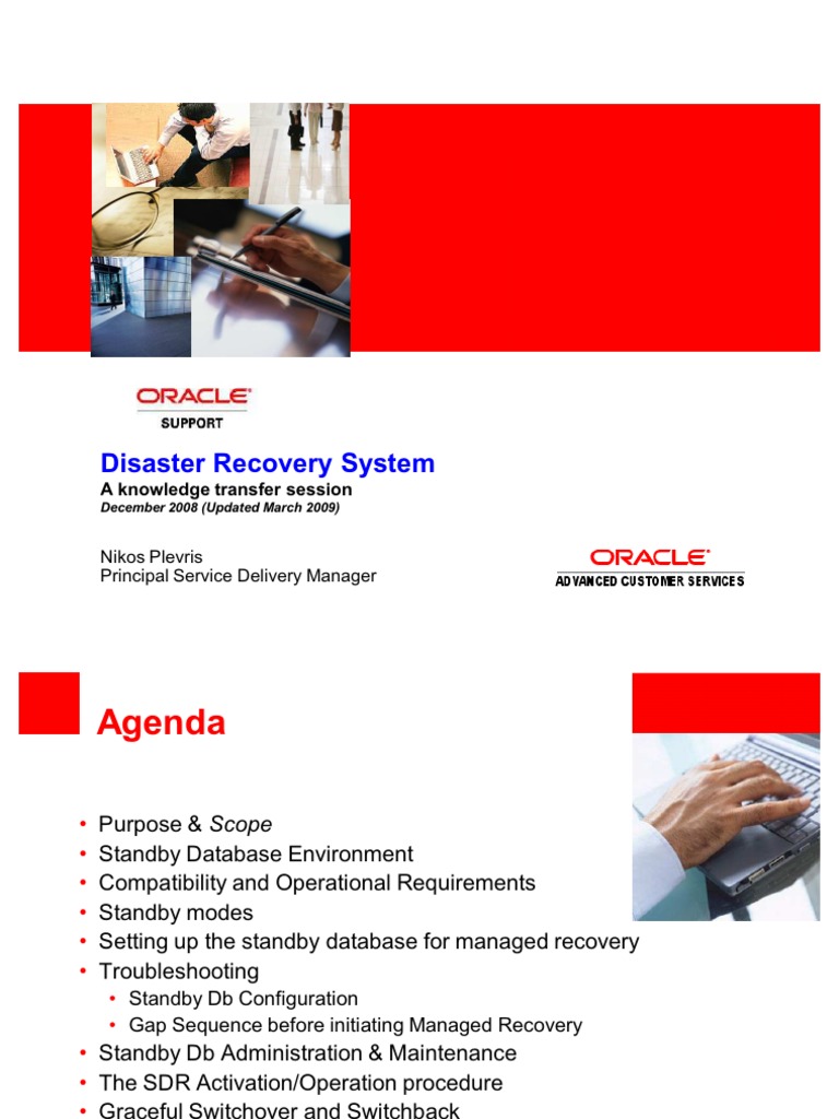 Disaster Recovery Using Standby ORACLE Database | PDF