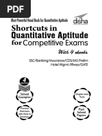 100 SHORTCUTS TO CRACK QUANTITATIVE APTITUDE - Speed Matters PDF | PDF | Interest | Percentage