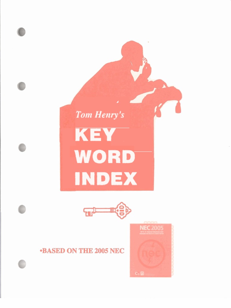 Tom Henry - 2005 National Electrical Code Key Word Index (Nfpa 70, Nec ...