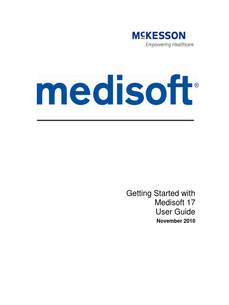 Medisoft 17 User Guide PDF | PDF | Health Insurance Portability And ...