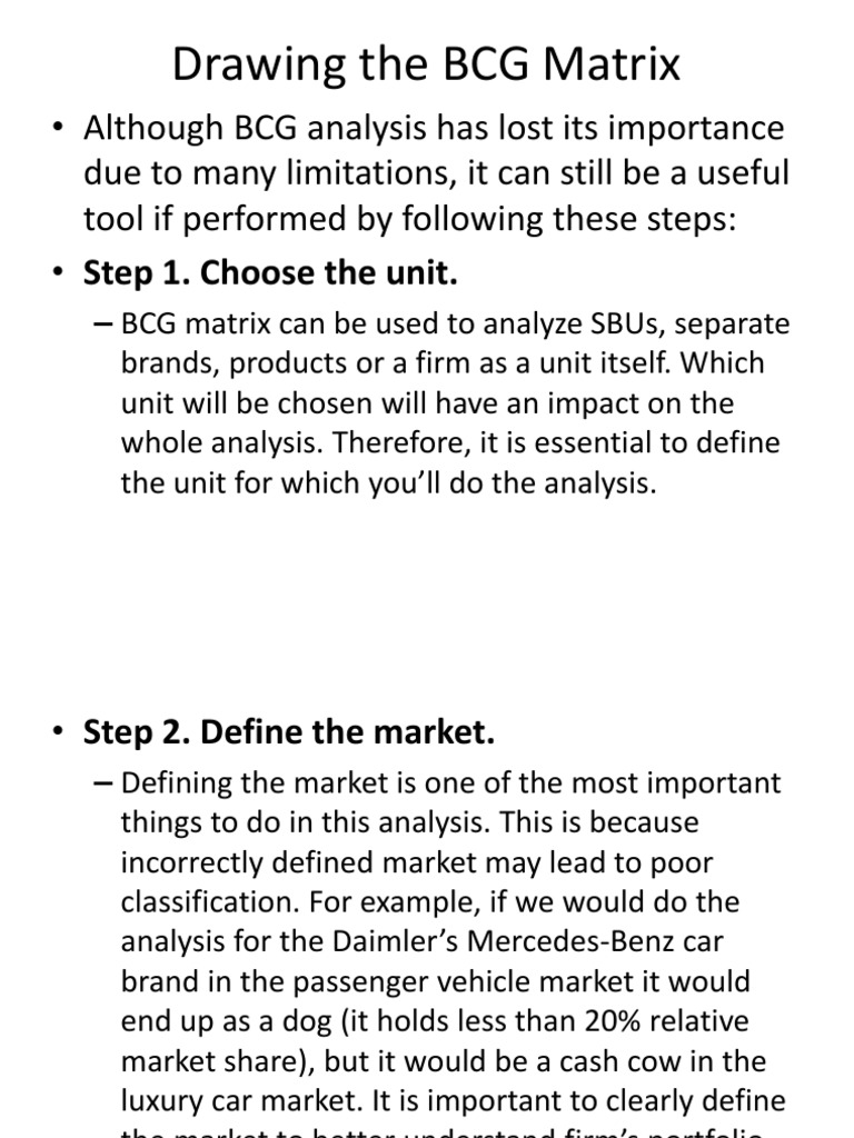Drawing The BCG Matrix and Others | PDF | Profit (Accounting ...