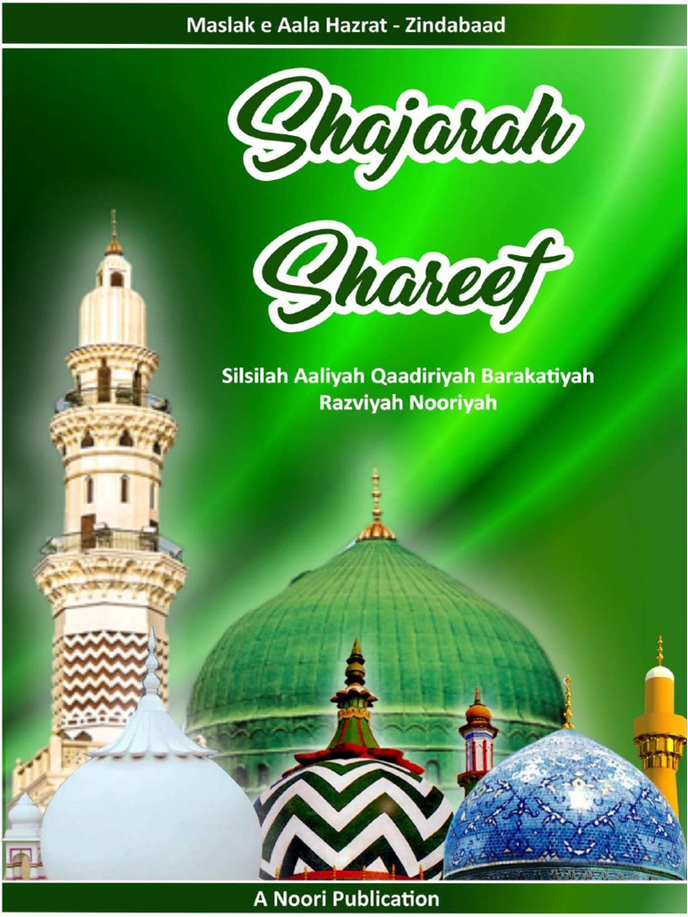 Shajrah Shareef (Silsilah Aaliyah Qaadiriyah Barakatiyah Razviyah ...