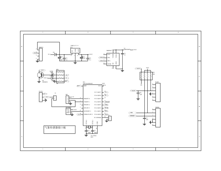 Weather Station Schematic | PDF