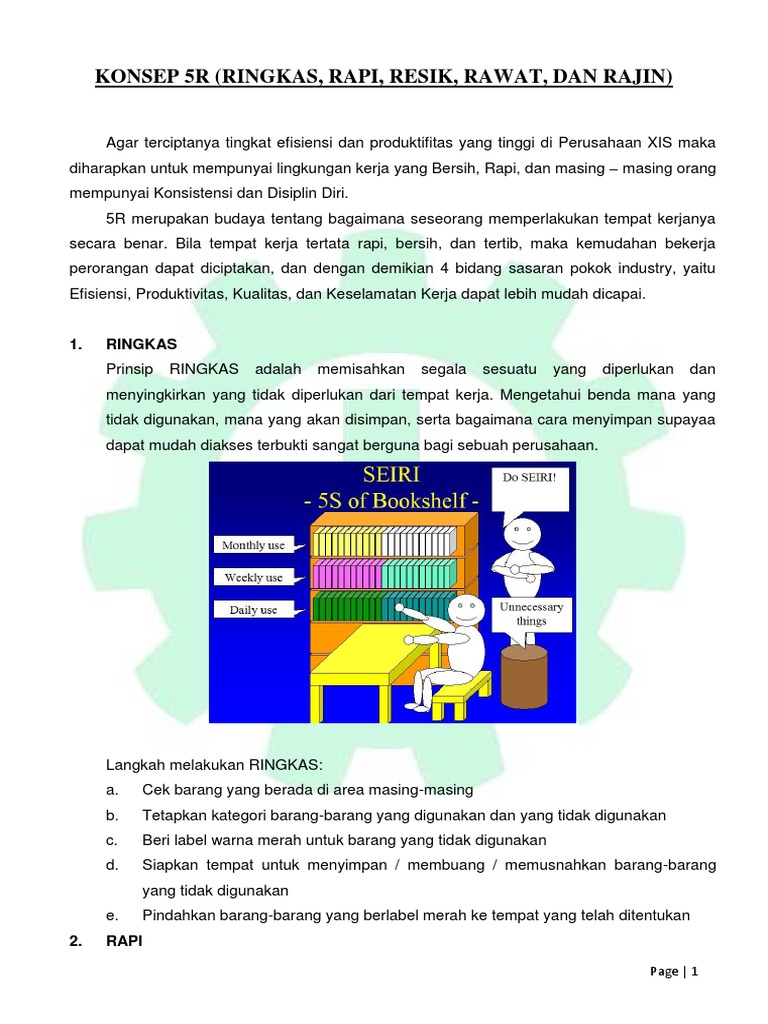Konsep 5R Dalam K3 Untuk Upload | PDF