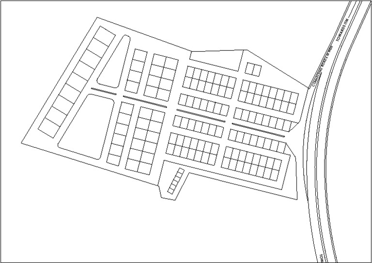 Urban Planning Layout Site-Model | PDF
