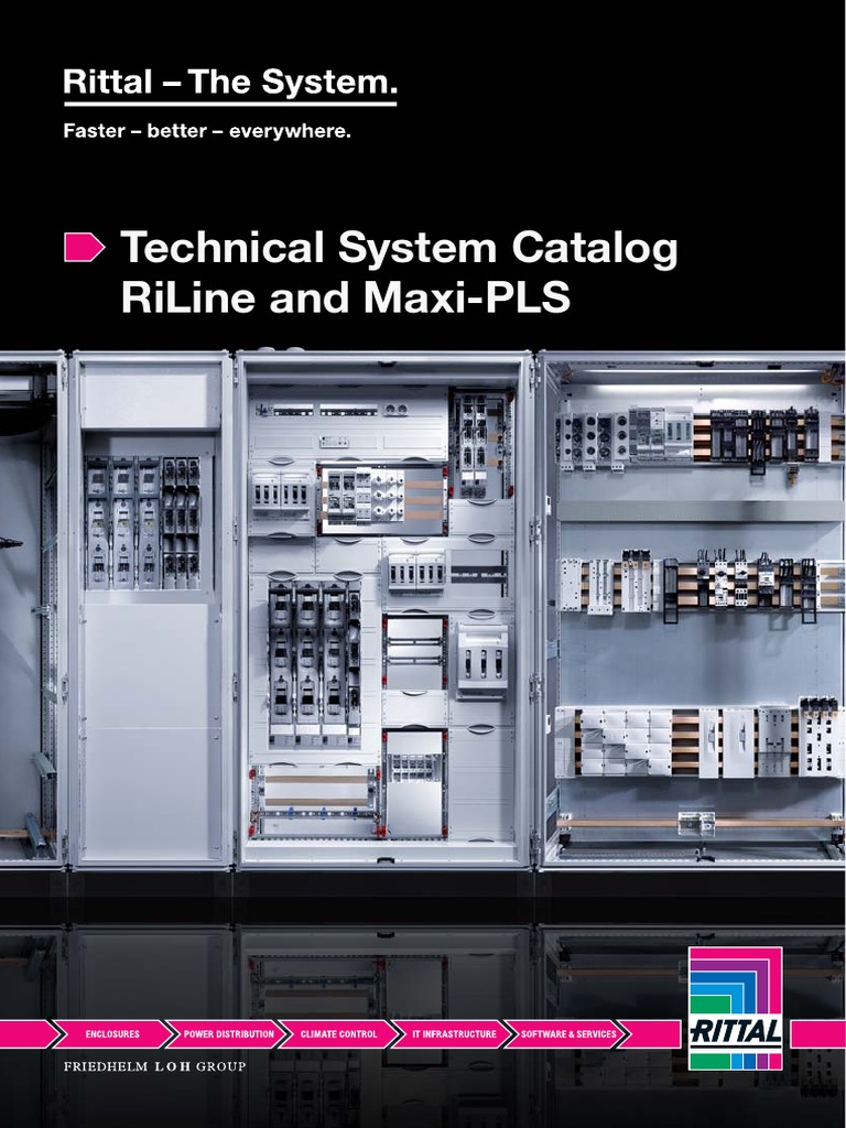 Rittal RiLine Busbar Systems Overview | PDF | Fuse (Electrical ...