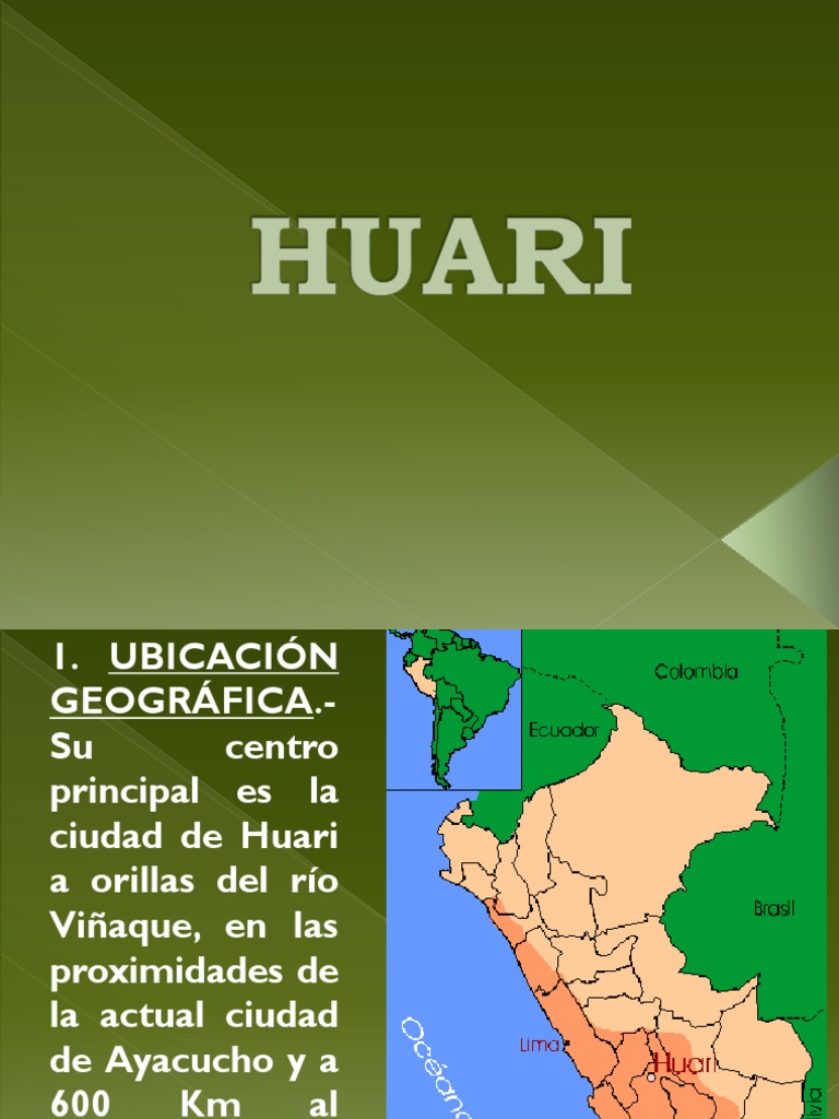 HUARI | PDF | Arqueología | Cultura (general)