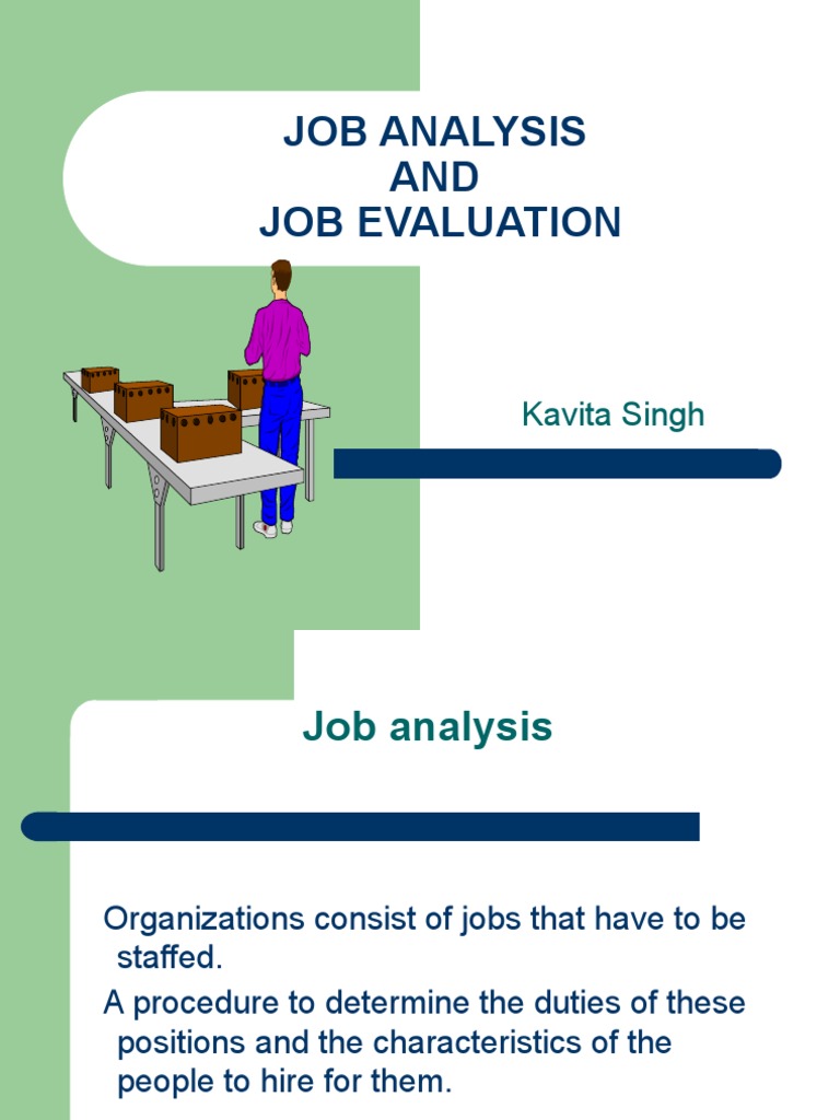Job Analysis and Evaluation | PDF | Evaluation | Systems Psychology