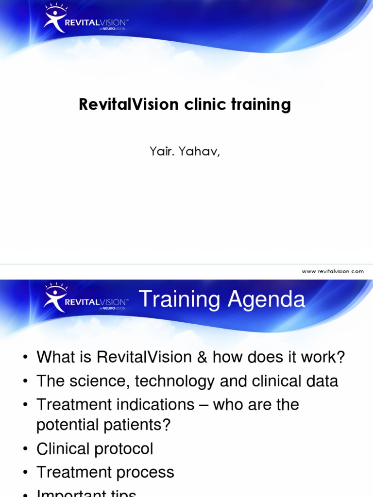 Clinic Training Revitalvision | PDF | Visual Impairment | Diseases Of ...