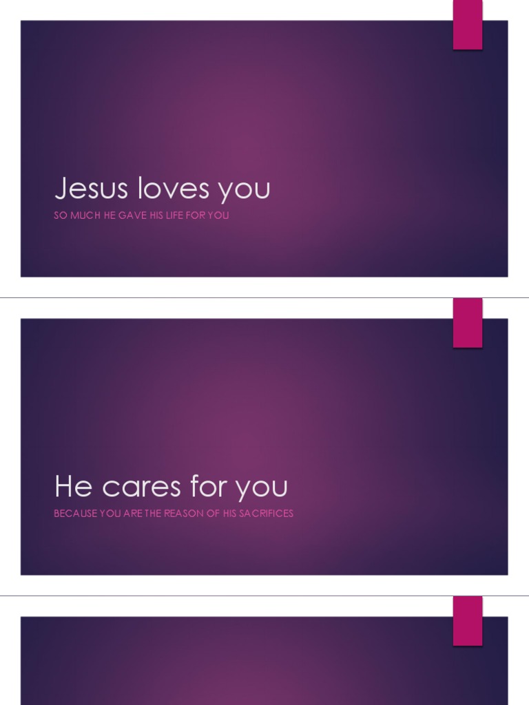 Jesus Loves You | PDF