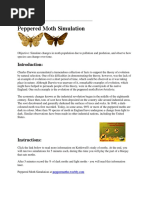 Peppered Moth Game | PDF