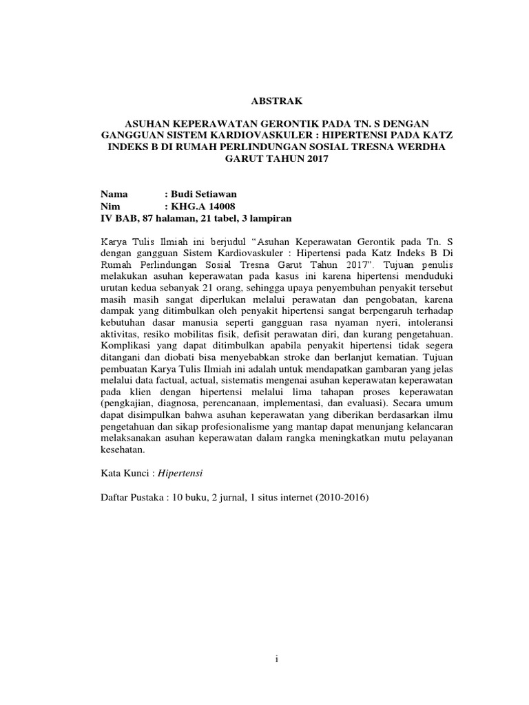 Draft Kti Lengkap | PDF