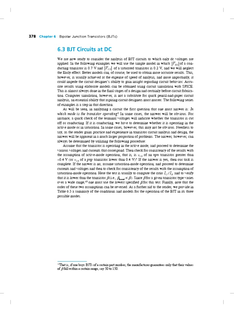 Edc BJT Numericals | PDF