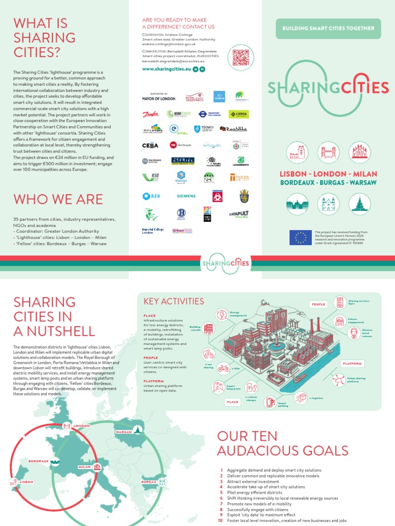 Sharing Cities Leaflet | PDF | European Union | Economies