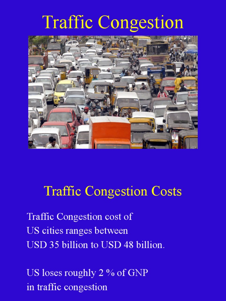 Traffic Congestion Power Point Presentation | PDF | Transport Safety ...