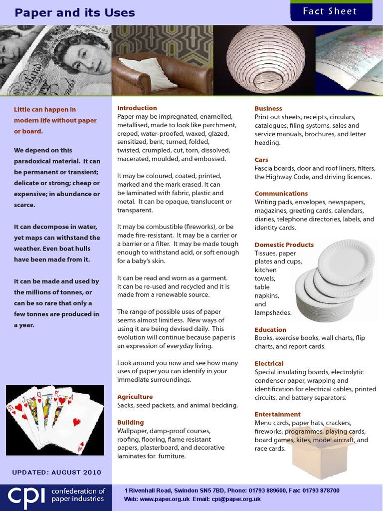 Paper and Its Uses | Paper | Nature