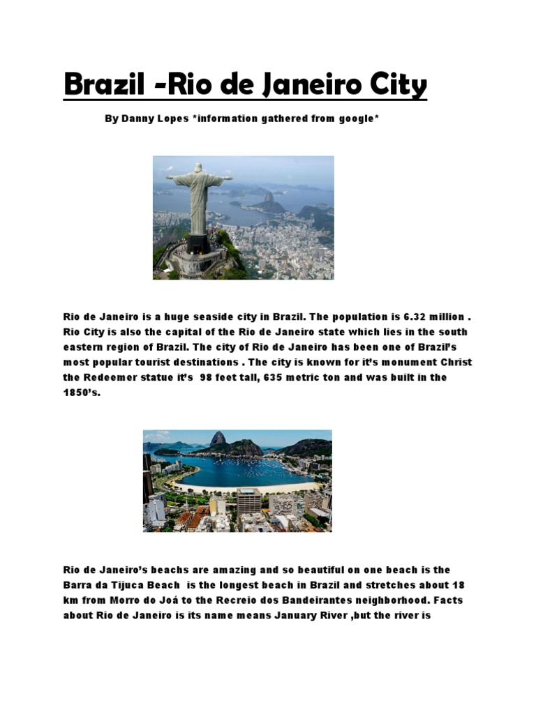 Brazil - Rio de Janeiro City | PDF