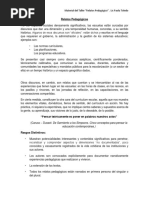 Guia para la redacción de la Narrativa Pedagógica | PDF | Narrativa