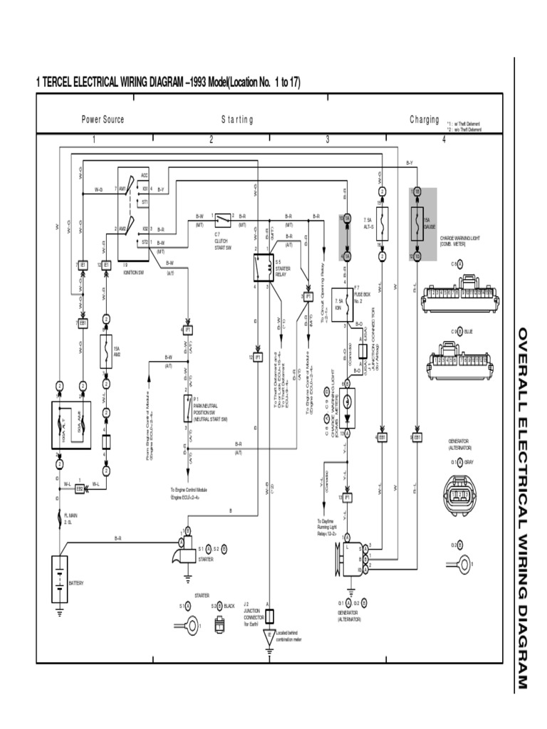 93 Tercel Ewd | PDF | Electromagnetism | Motor Vehicle