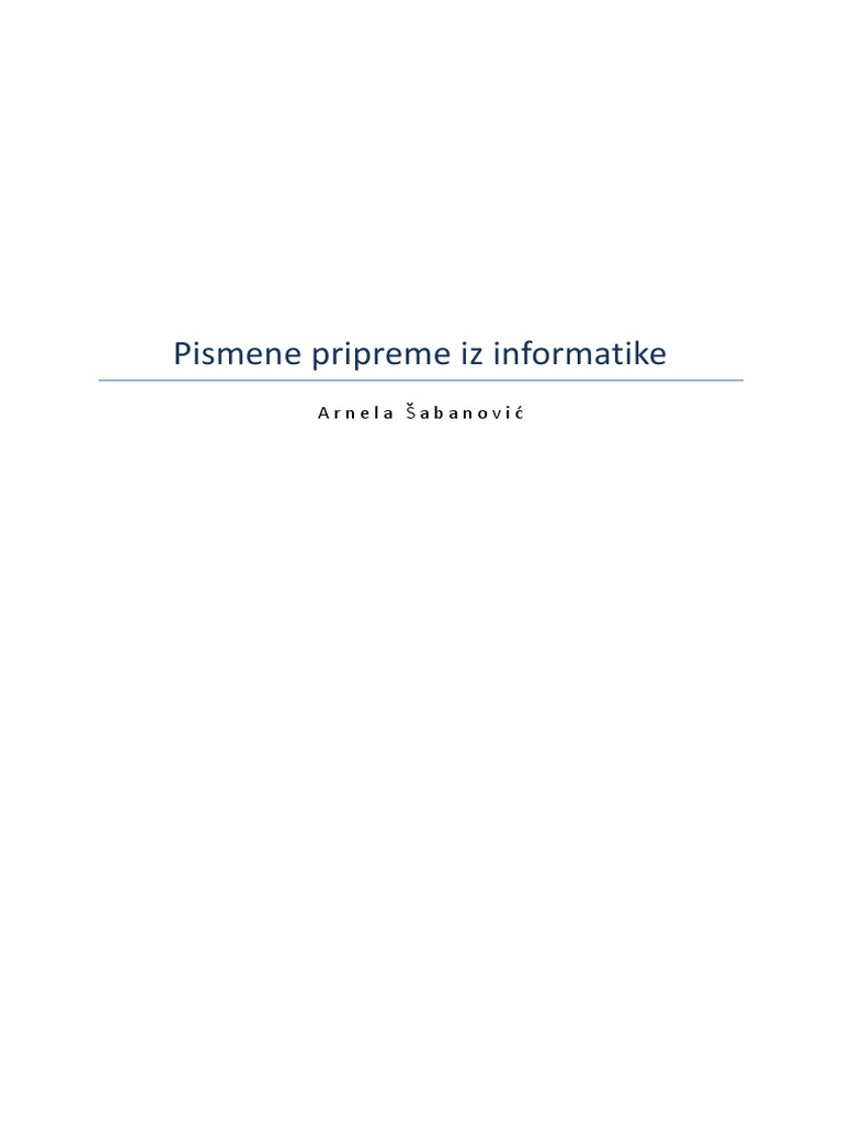 Informatika | PDF