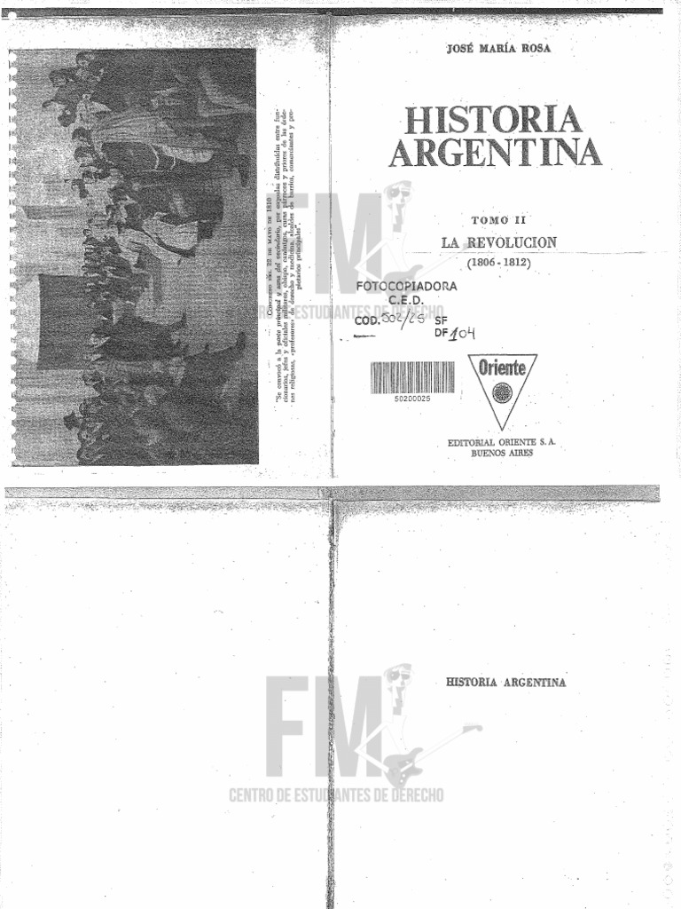 (502-25) Historia Argentina - Jose María Rosa (Tomo II) PDF | PDF