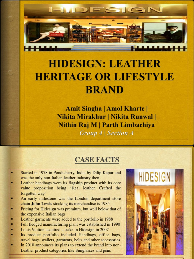 hidesign | Luxury Goods | Brand