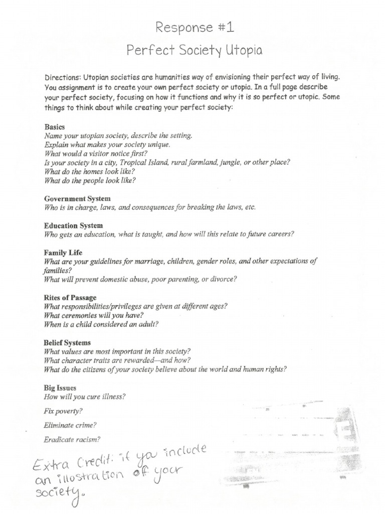 Perfect Society | PDF