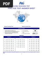 Circle Choice AnswerSheet | PDF