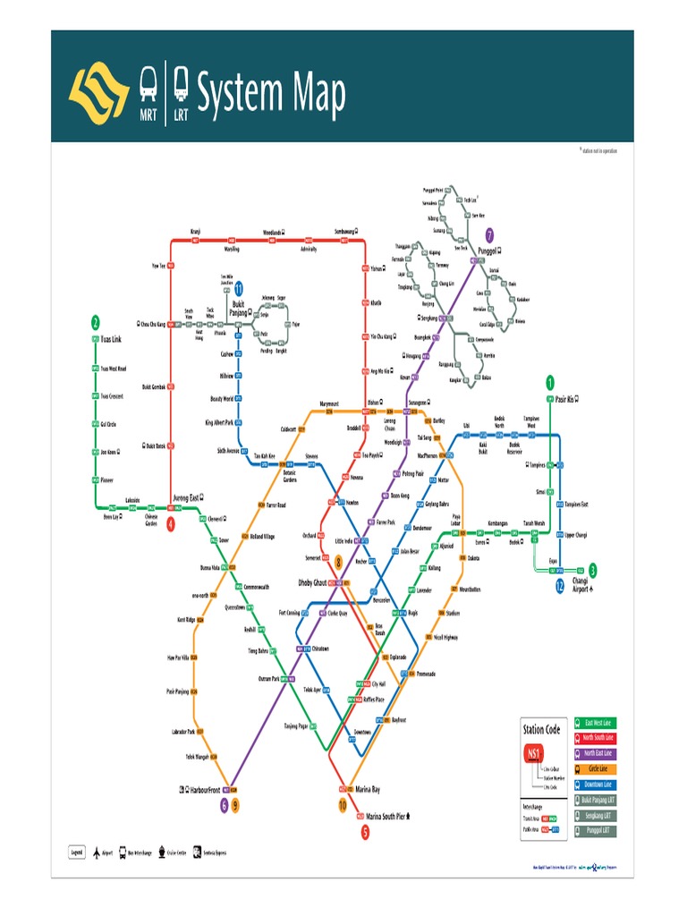 Singapore Train System Overview | PDF