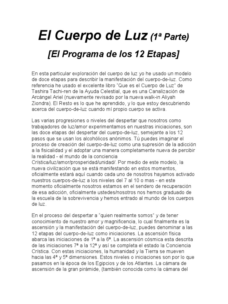 El Cuerpo de Luz-Libro Completo-Tashira Tachi-Ren | PDF | Mitología de ...