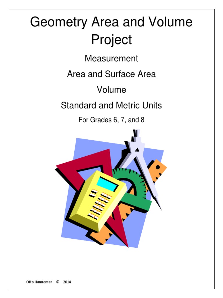 Geometry Are A Volume Project For Middle School | PDF | Area | Volume