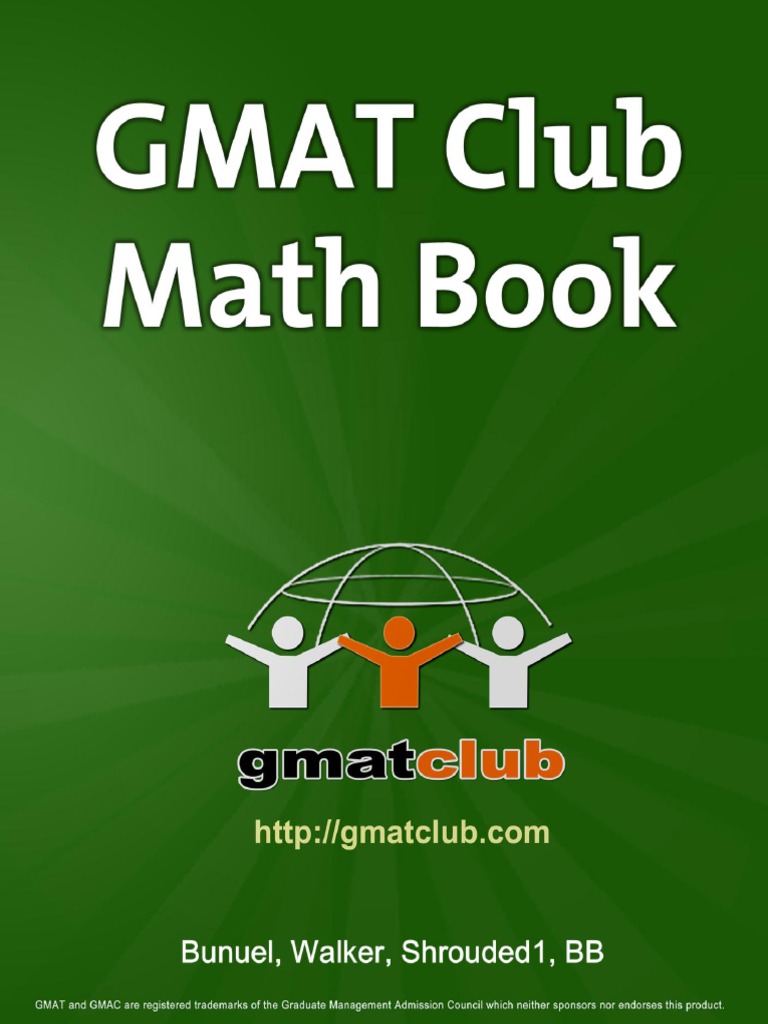 Math Book GMAT Club | PDF