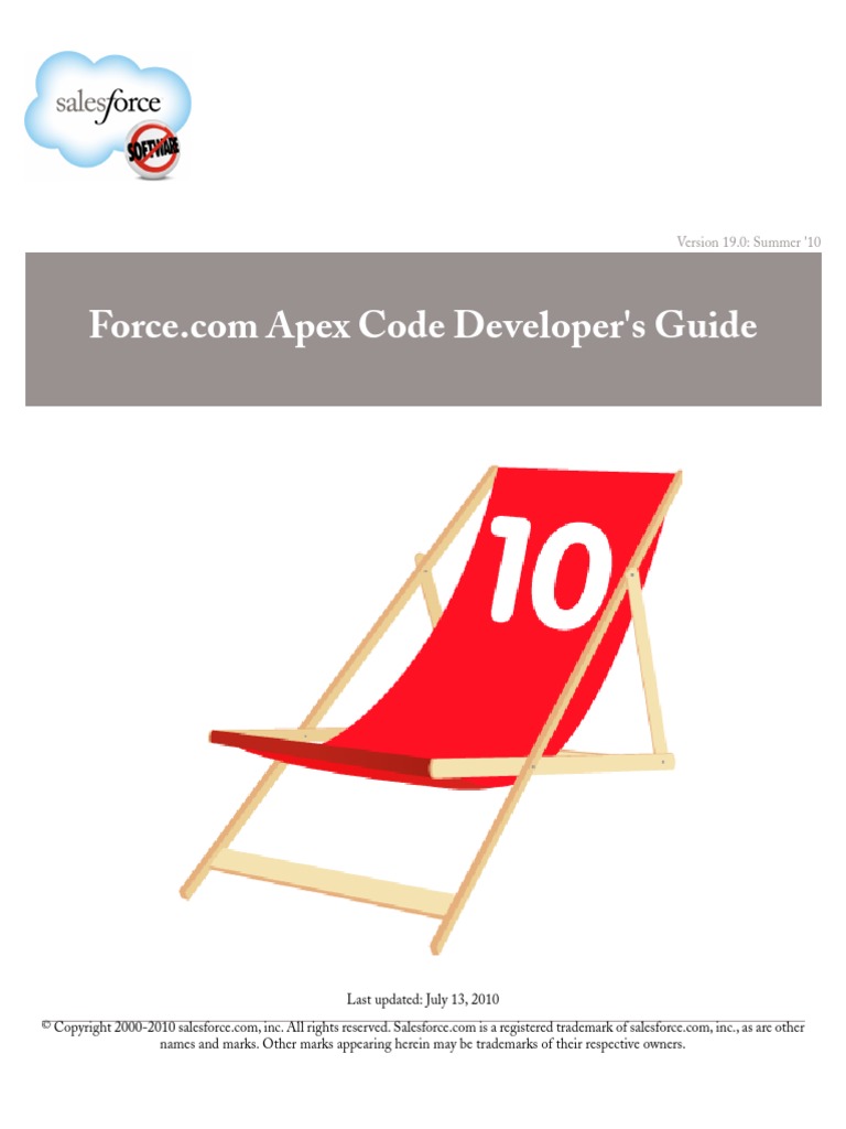Sales Force Apex Language Reference | PDF | Salesforce.Com | Class ...