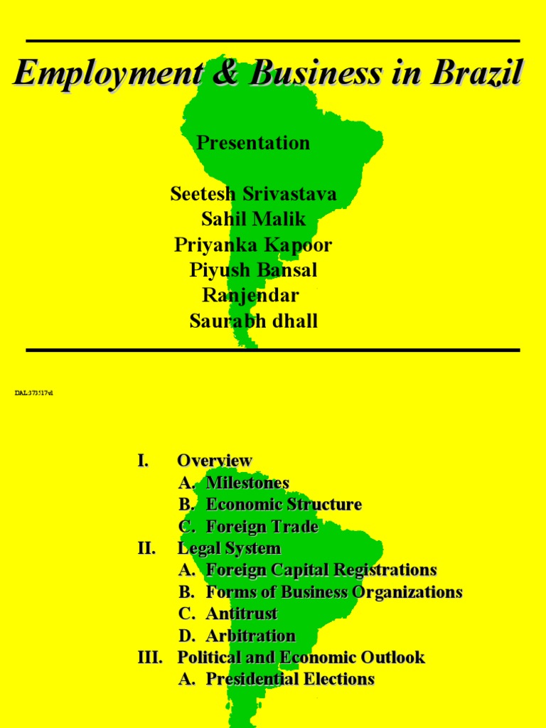 Doing Business in Brazil | PDF | Limited Liability Company | Brazil