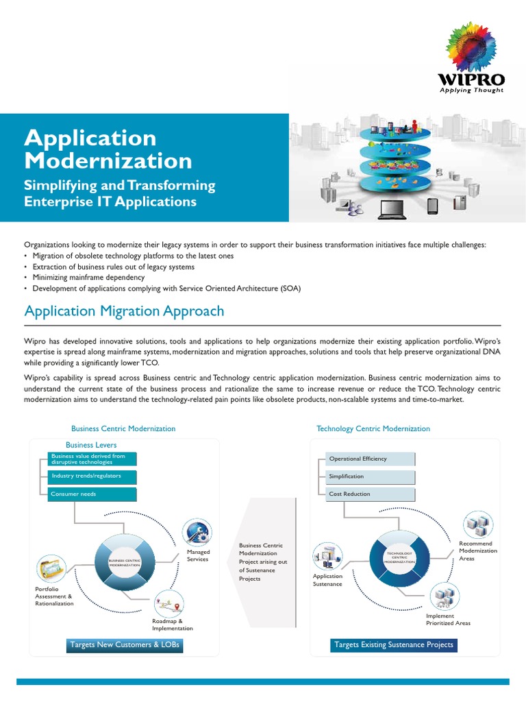 Application Modernization | PDF | Service Oriented Architecture ...