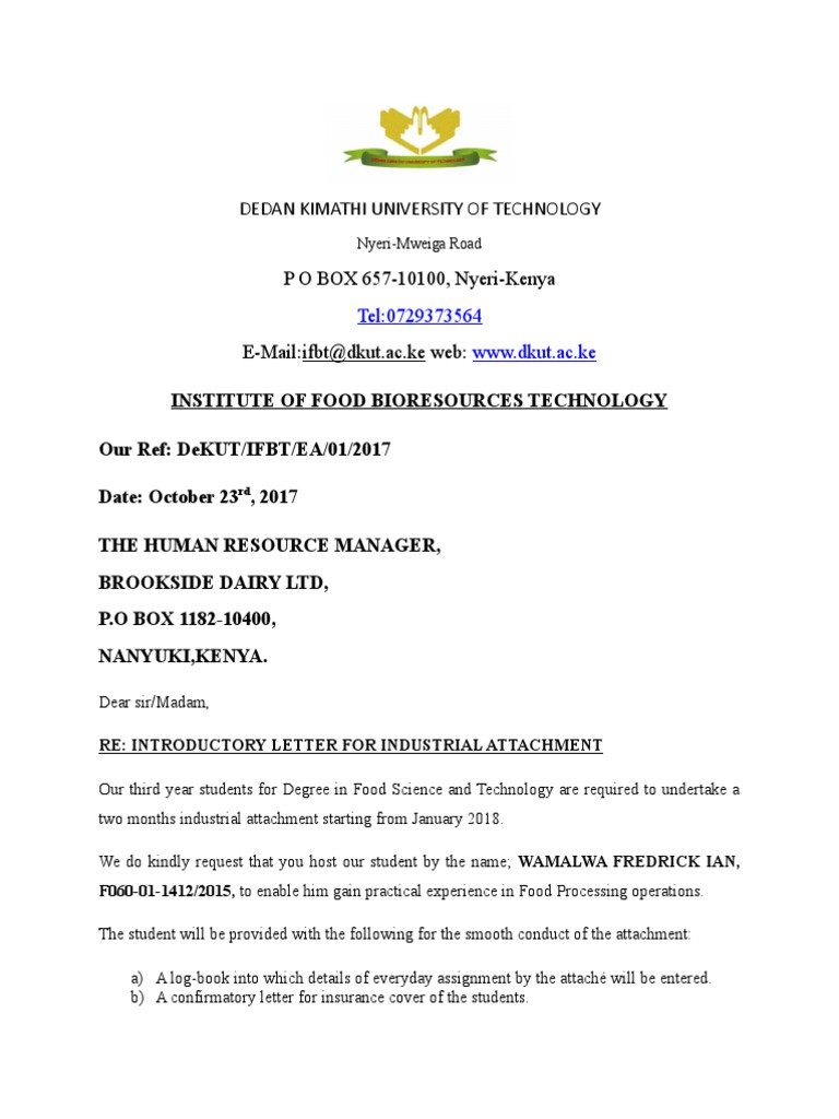 Dedan Kimathi University | PDF
