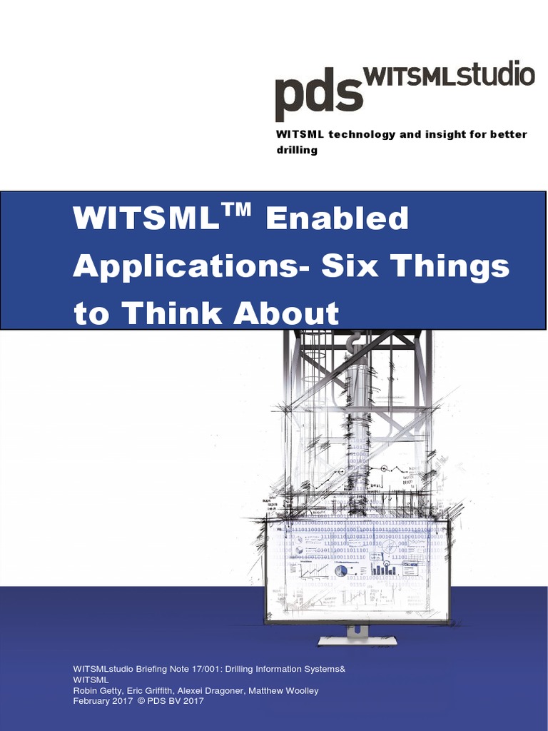 WITSML - Six Things To Think About | PDF | Xml Schema | Software Development