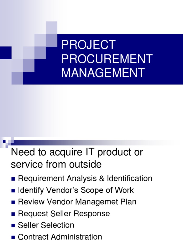 Procurement Proposal