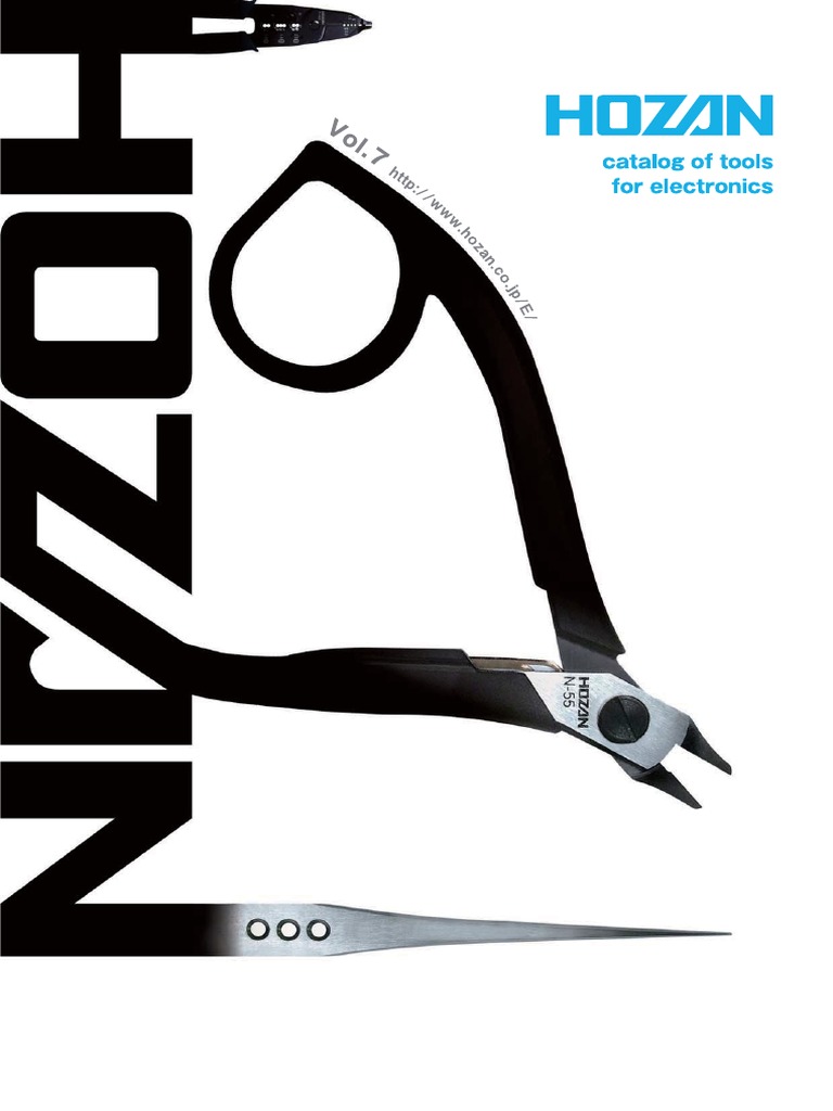 Hozan Tools Catalog Overview | PDF | Soldering | Equipment