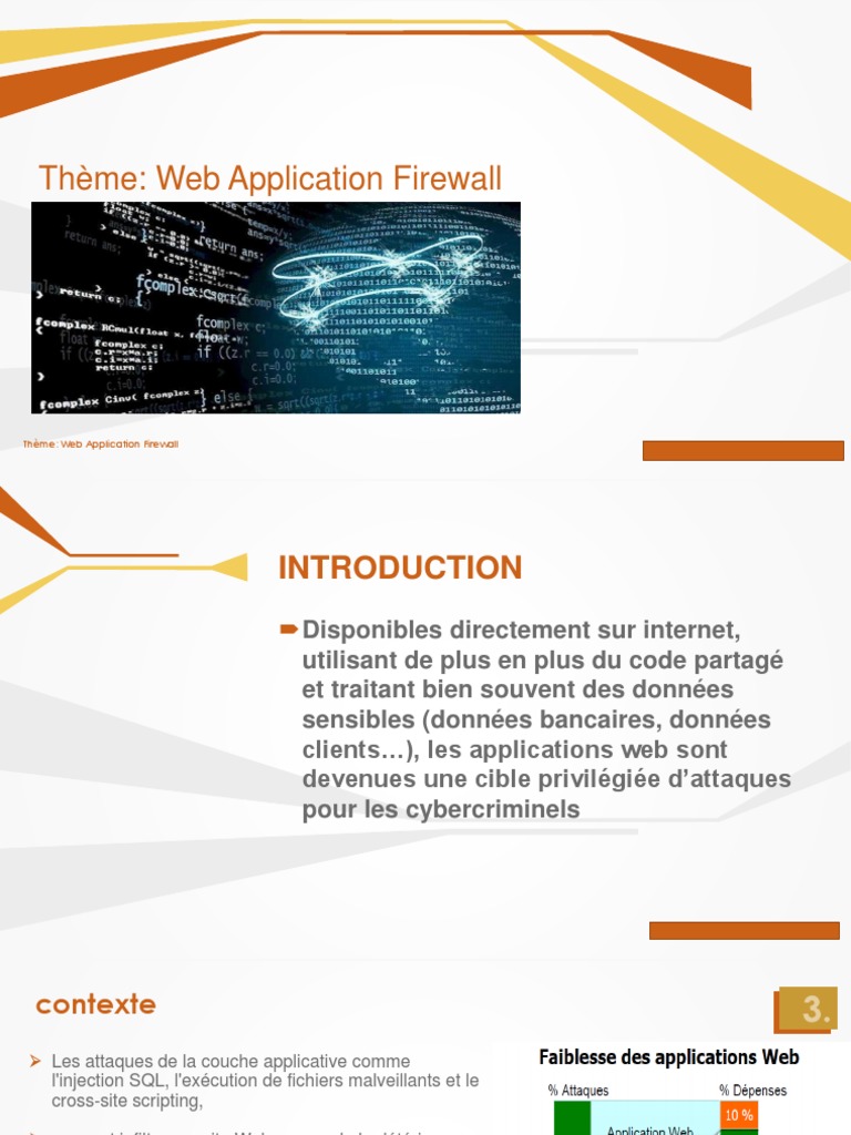 Expose Sur Le Waf | PDF | Cookie (informatique) | Ingénierie de la sécurité
