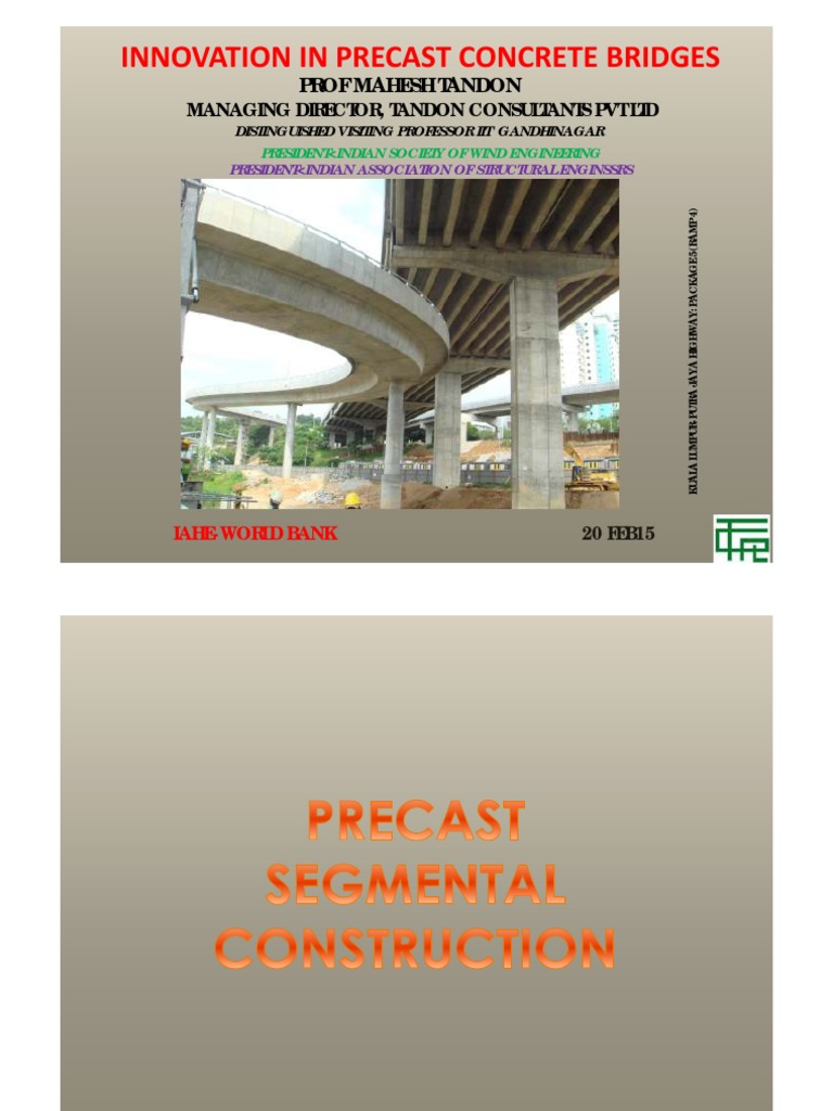 2 1 Precast Concrete Bridge | PDF | Bridge | Precast Concrete