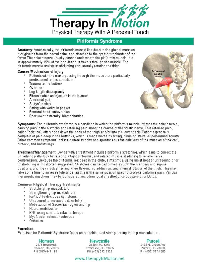 Piriformis Syndrome | PDF | Dance Science | Musculoskeletal System