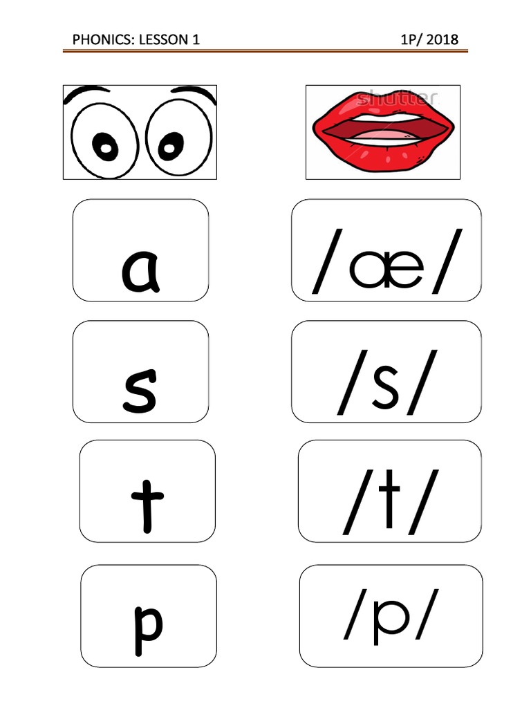 Phonics: Lesson 1 Cefr | PDF