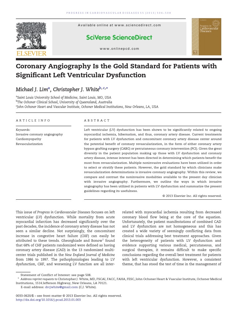 Angiography PDF | PDF | Coronary Artery Disease | Myocardial Infarction