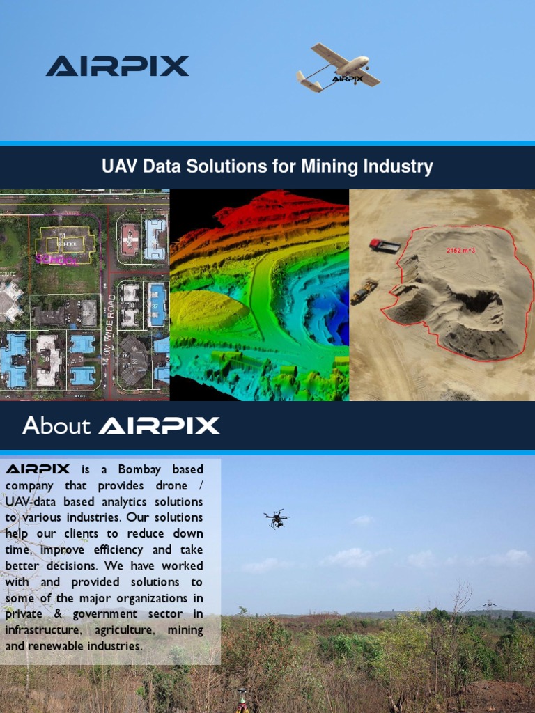 Airpix - Drone Solutions For Mining Industry | PDF | Geographic ...