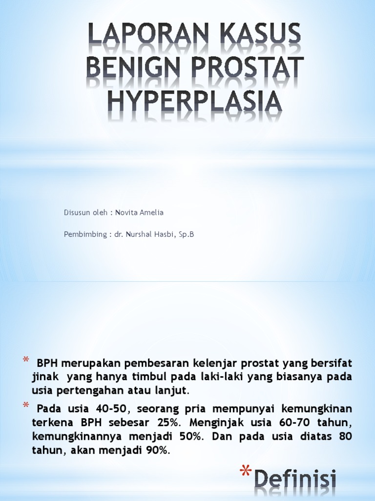 Laporan Kasus BPH | PDF
