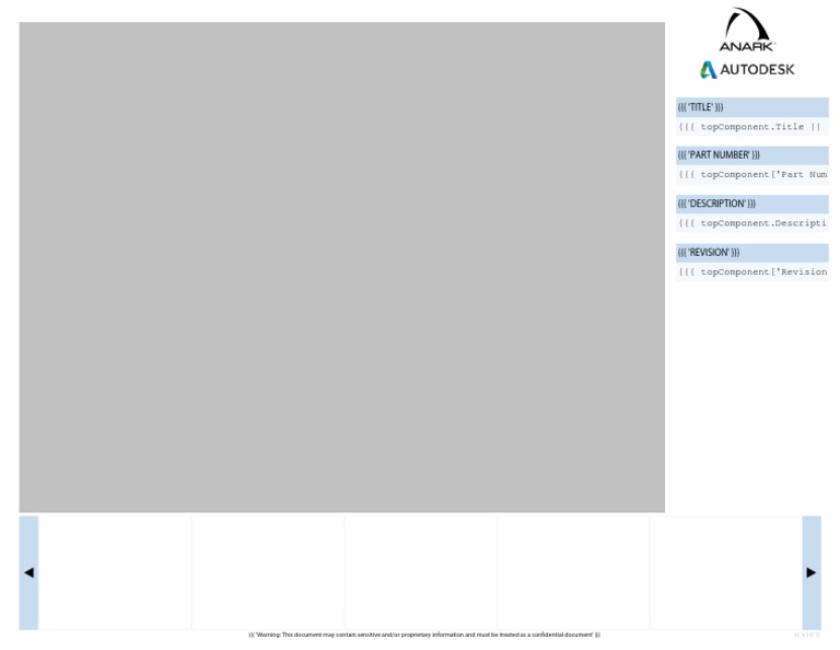 Inventor Technical Data Package Template | PDF