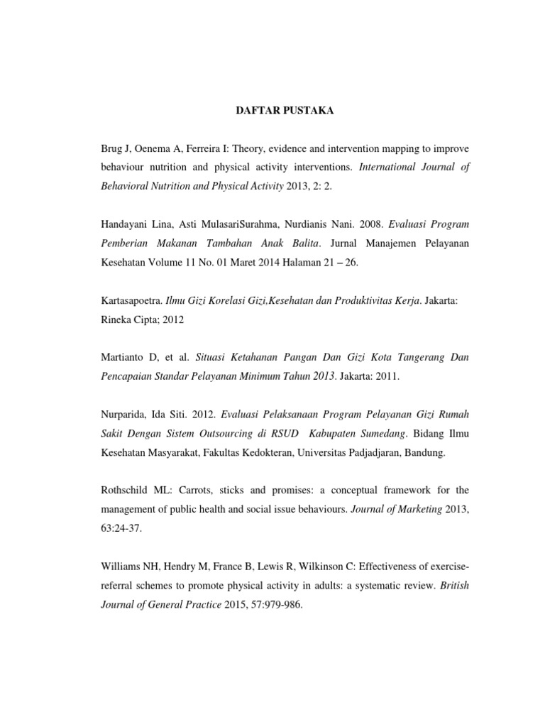 Dapus | PDF | Self-Improvement | Wellness